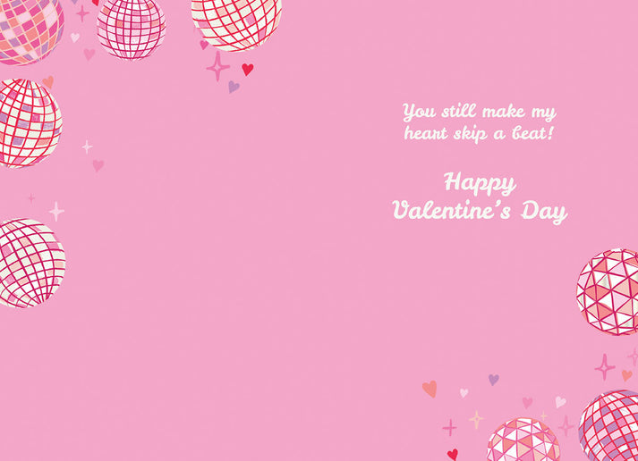 Mirrorball Heartbeat - Romantic Valentine's Day Greeting Card | Leanin ...