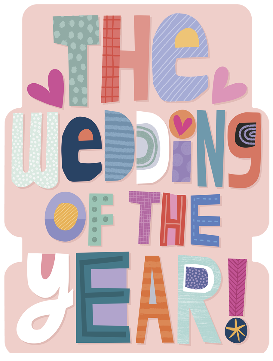 The Wedding of the Year! Wedding Card | Leanin' Tree